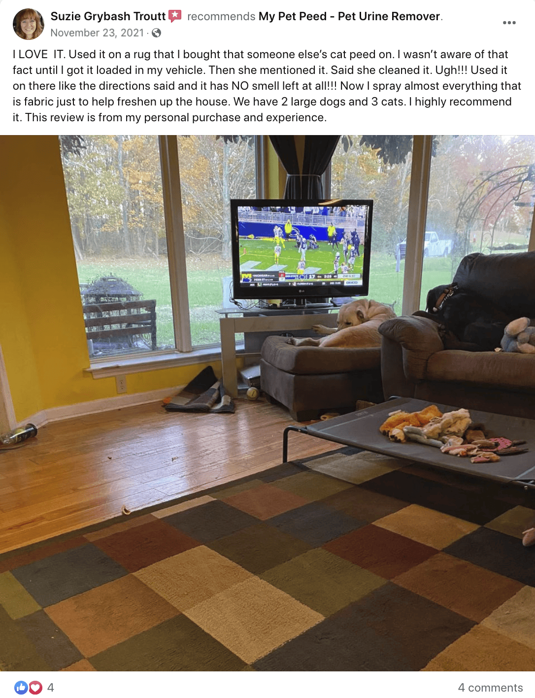 Love it | My Pet Peed - Pet Urine Remover