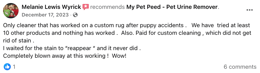 Am hooked!! | My Pet Peed - Pet Urine Remover